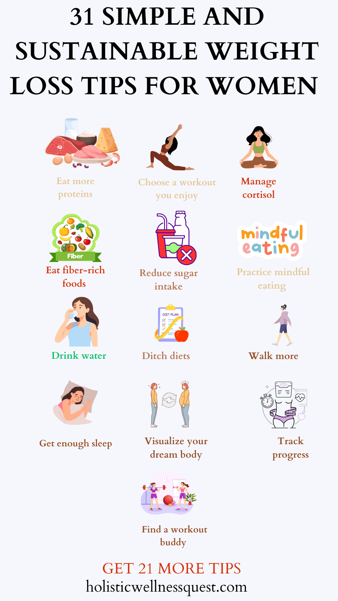 31 Simple, Practical, and Sustainable Weight Loss Tips for Women
